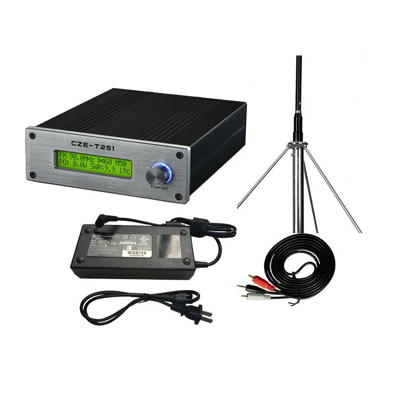 25W Transmisor FM inalámbrico de largo alcance Mini Audio Amplificador ...